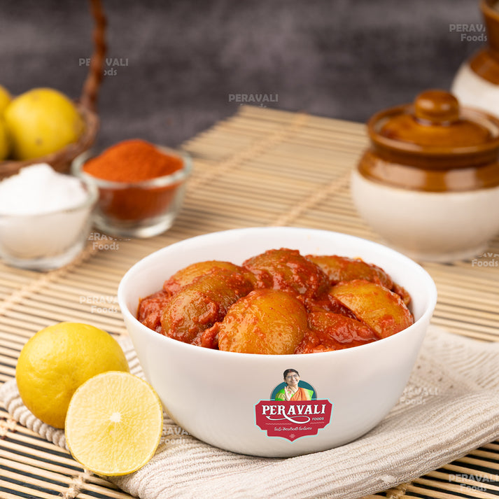 Nimmakaya Pachadi / Lemon Pickle – peravali foods